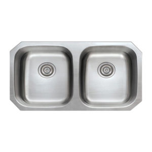 Tarja doble de acero inoxidable Dawn - Lecrom